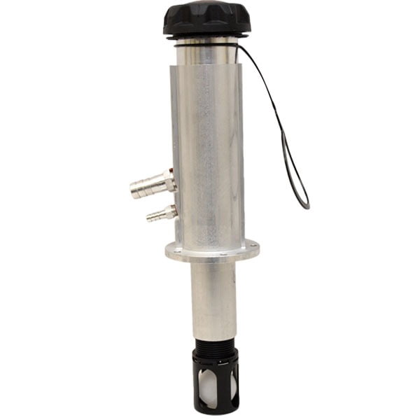 Tracker Boat Fuel Filler Tube 190046 | 14 7/8 Inch Aluminum - Walmart.com