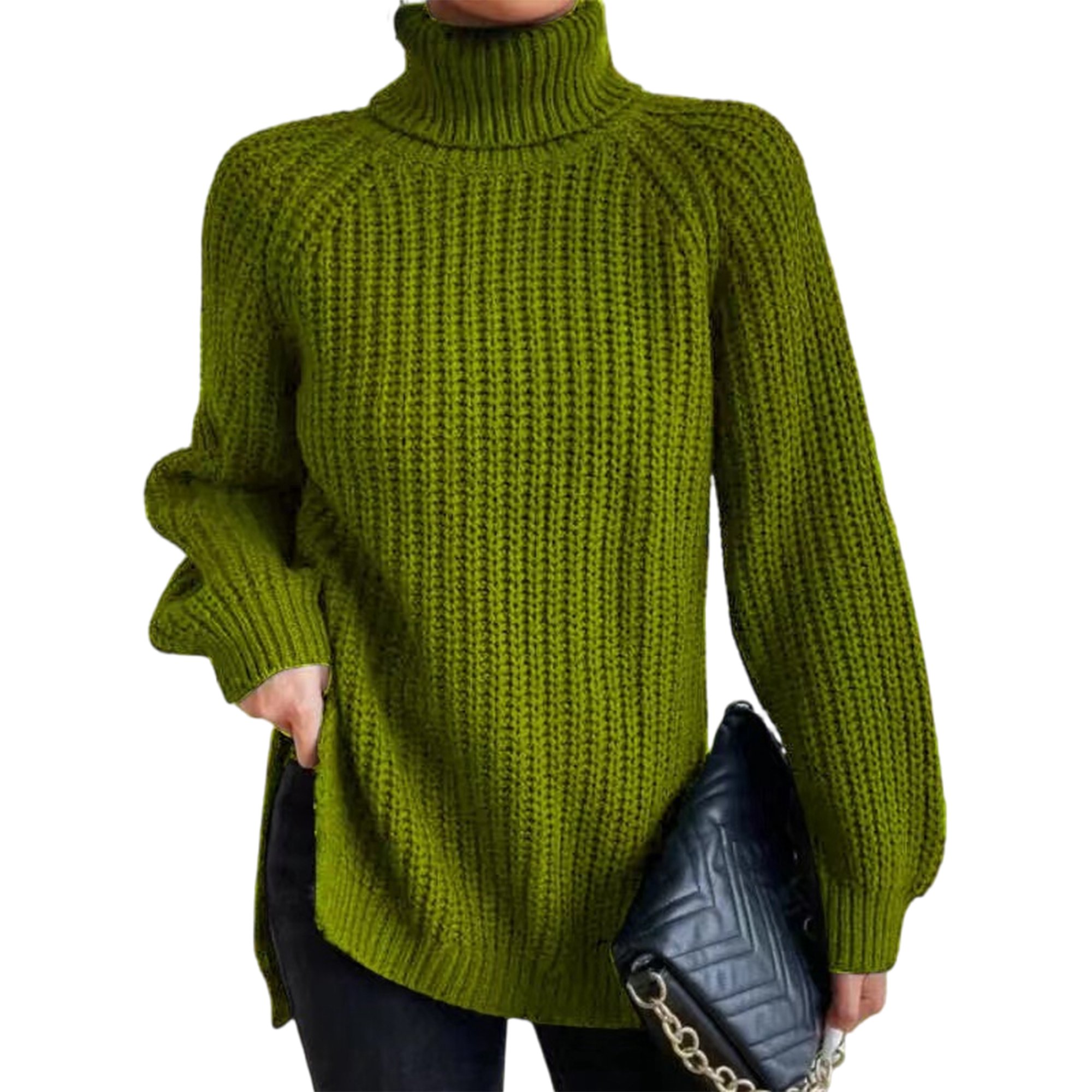 Click here for Bellella Women Knitted Sweaters Chunky Knit Sweate... prices