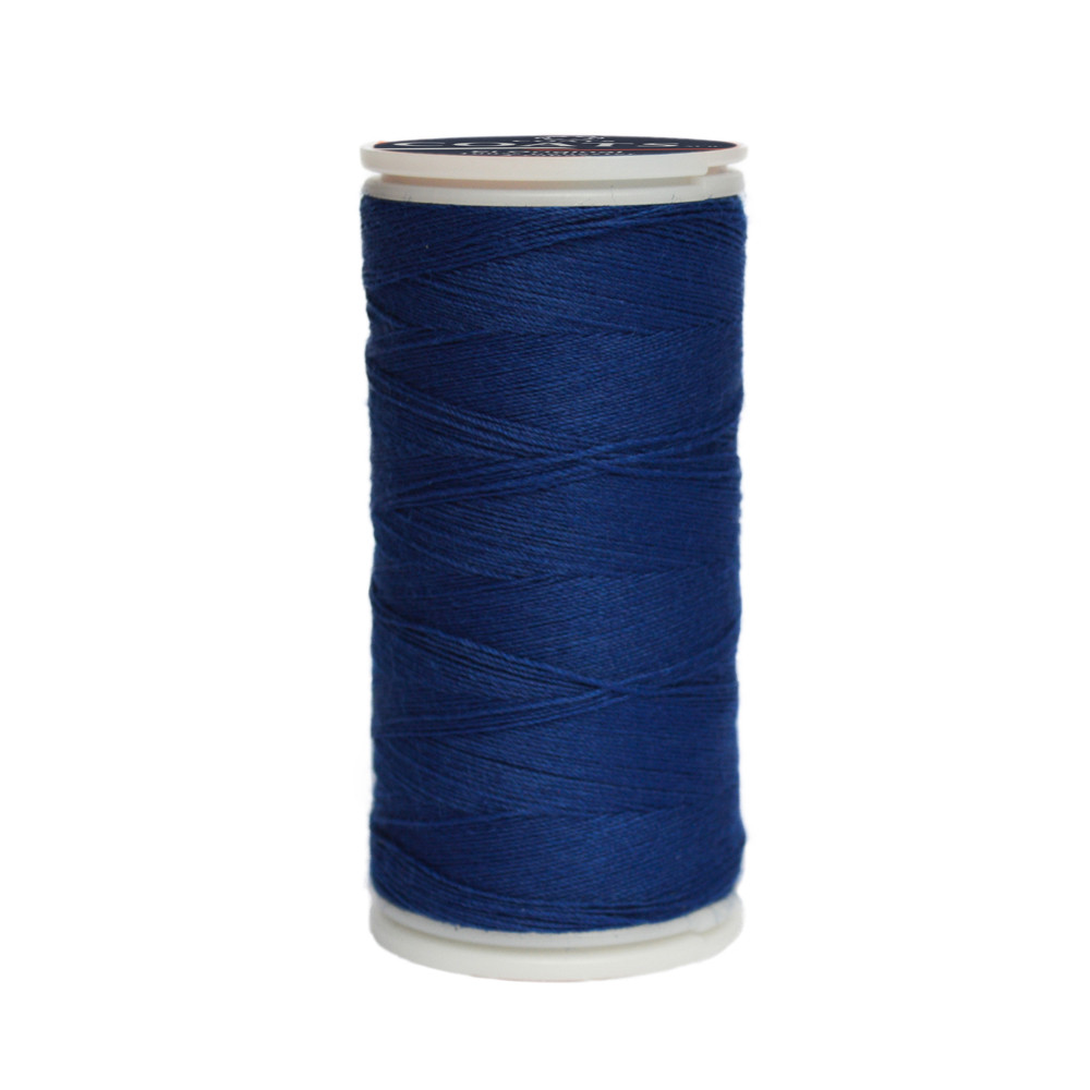 Caja 12 Pzas Hilo Azul Marino Coats Poliéster Liso 3 Cabos Fibra Corta ...