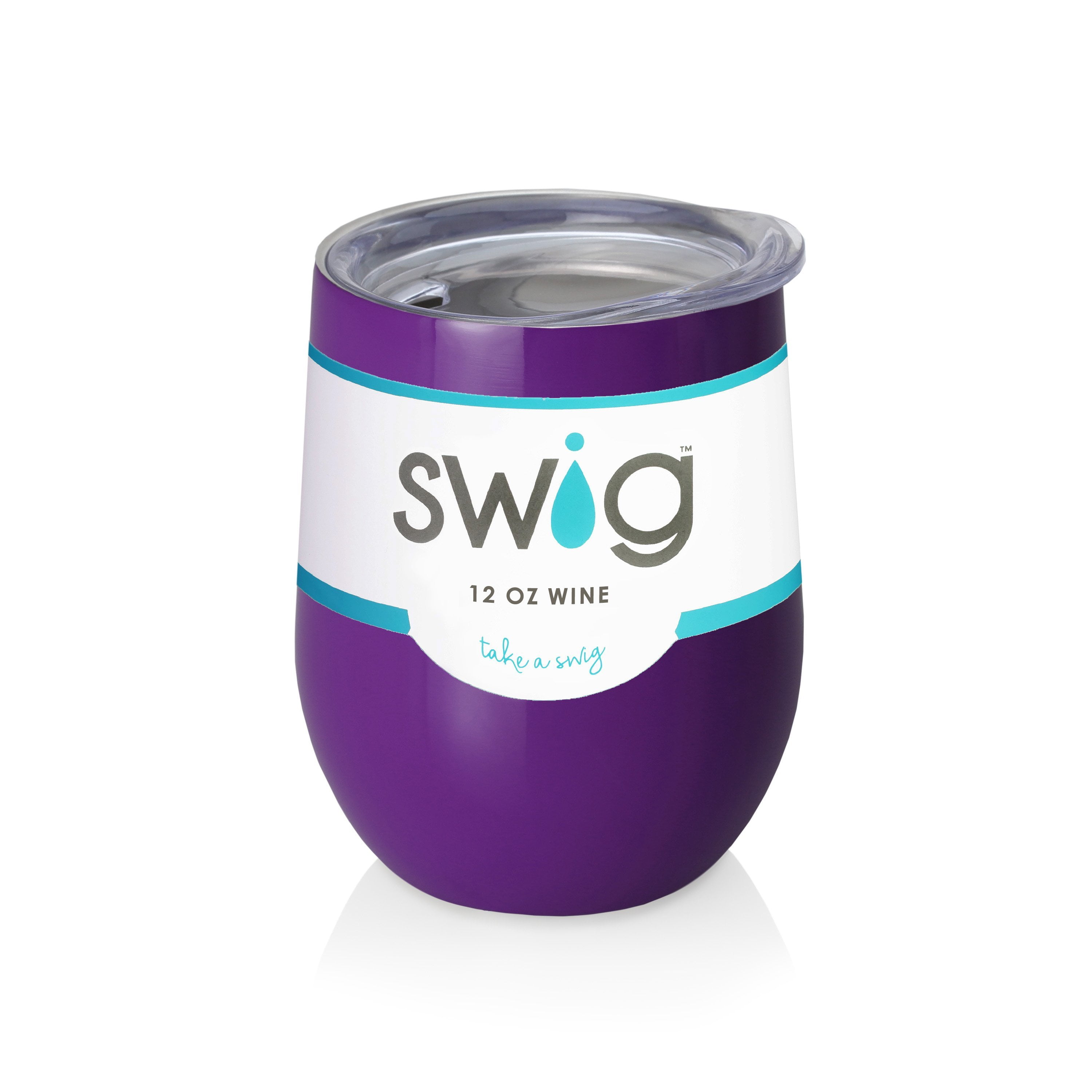 Purple SWIG 12 oz Insulated Wine Cup with Lid - Walmart.com