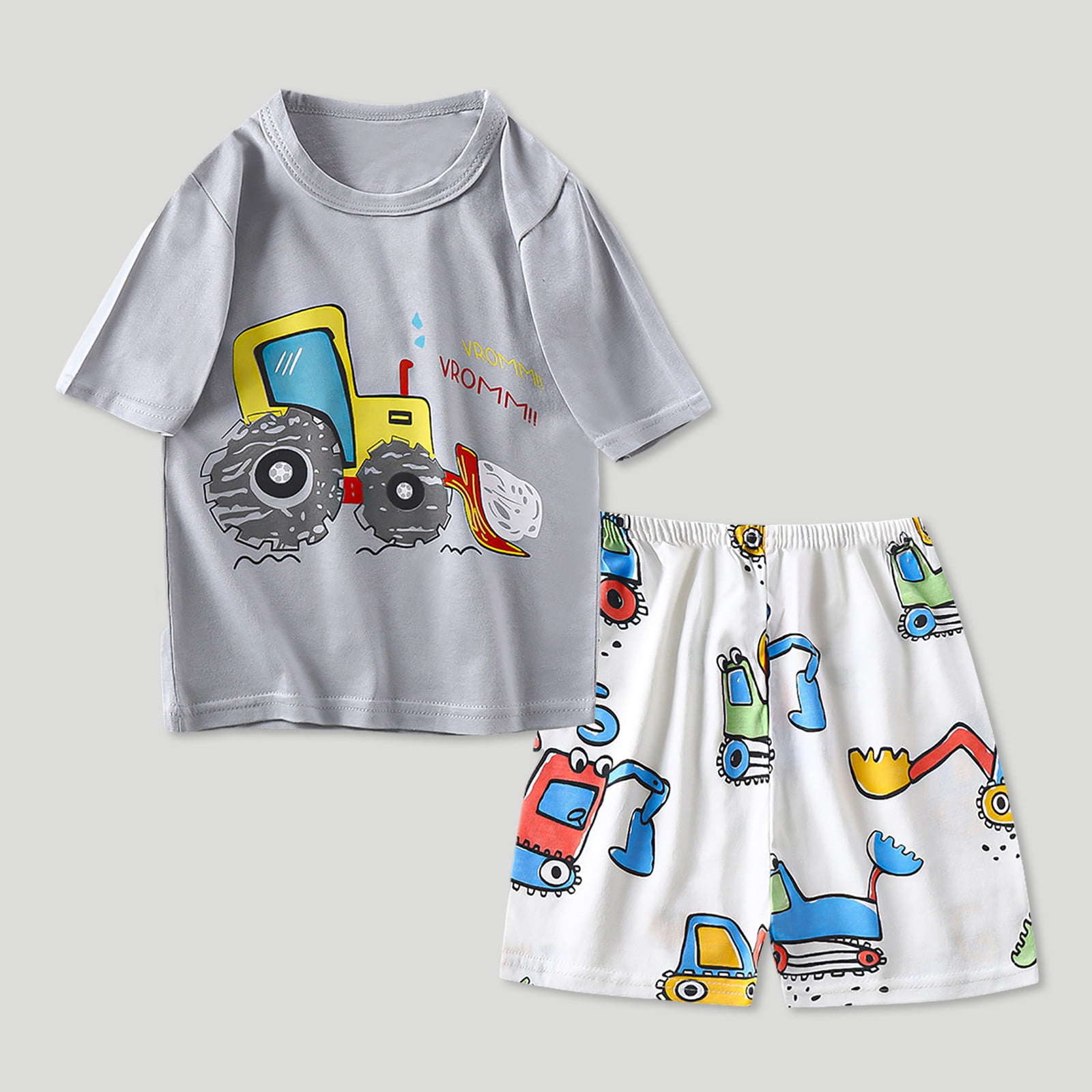 Click here for Edfbuykrs Toddler Boys Girls Summer Cartoon Printe... prices