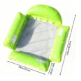 Gallickan Inflatable Pool Float with Mesh Bottom Fruit Pattern 4-Tube ...