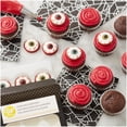Wilton Bloody Eyeball Icing Decorations, Assorted Eyeball Colors, 12 ...