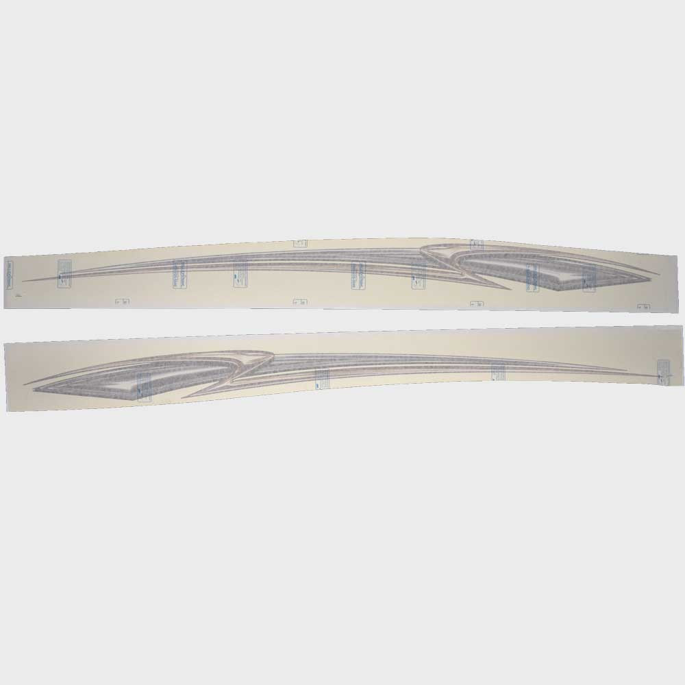 Rinker Boat Graphic Decals RIN0013109 | Captiva 96 Inch Brown Set Of 2 ...