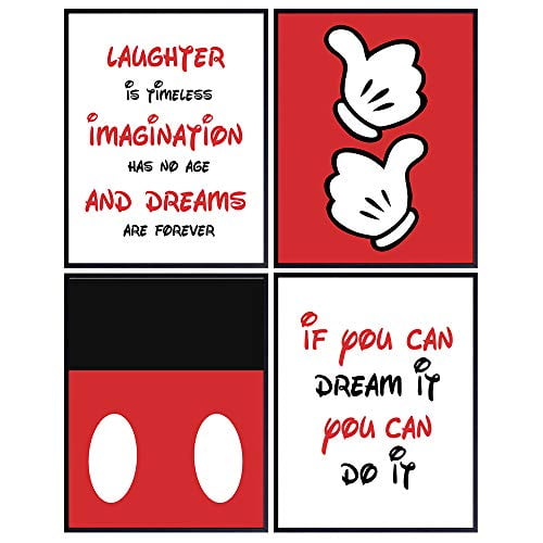 Inspirational Mickey Mouse Quotes Walt Disney Mickey Mouse Quote ART