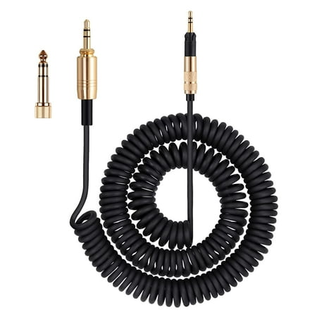 Coiled Audio Cable Replacement for Audio-Technica ATH-M50X, ATH-M40X ...