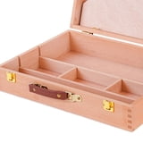 Sharprepublic Artist Supply Box Wood Case Large Capacity with Removable ...