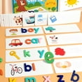 English Letter And Word Spelling Game Set With Flashcards And Letter ...