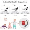 INFANS Foldable Baby Walker, 3 in 1 Toddler Walker Learning-Seated Walk ...
