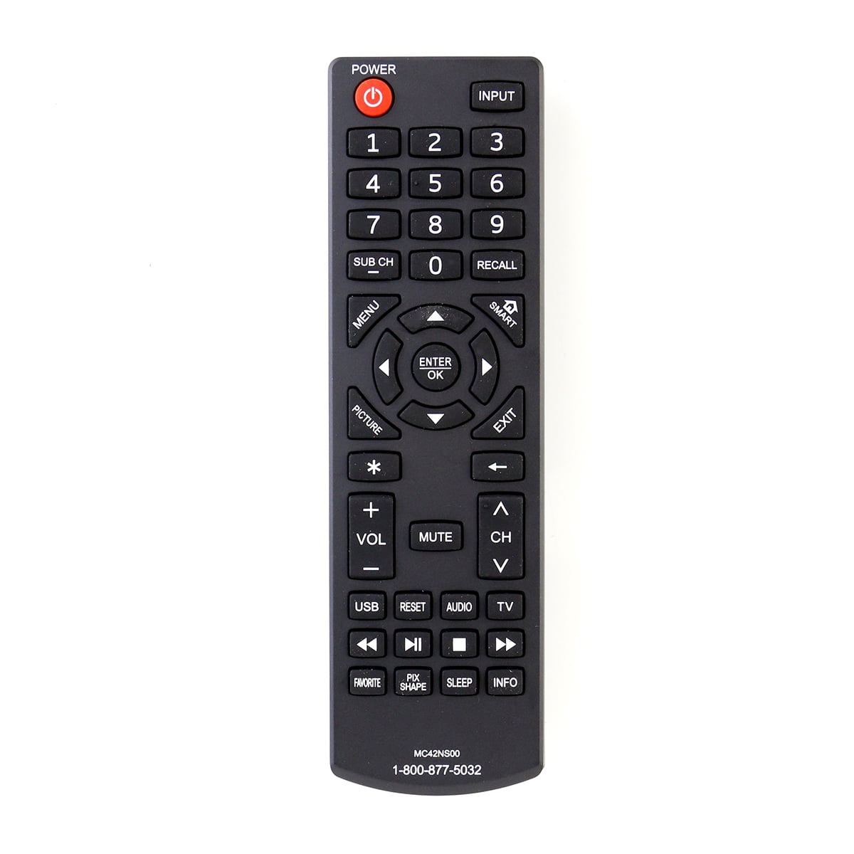 New Remote Control MC42NS00 fits for SANYO LCD-LED HDTV DP24E14 DP39D14 ...