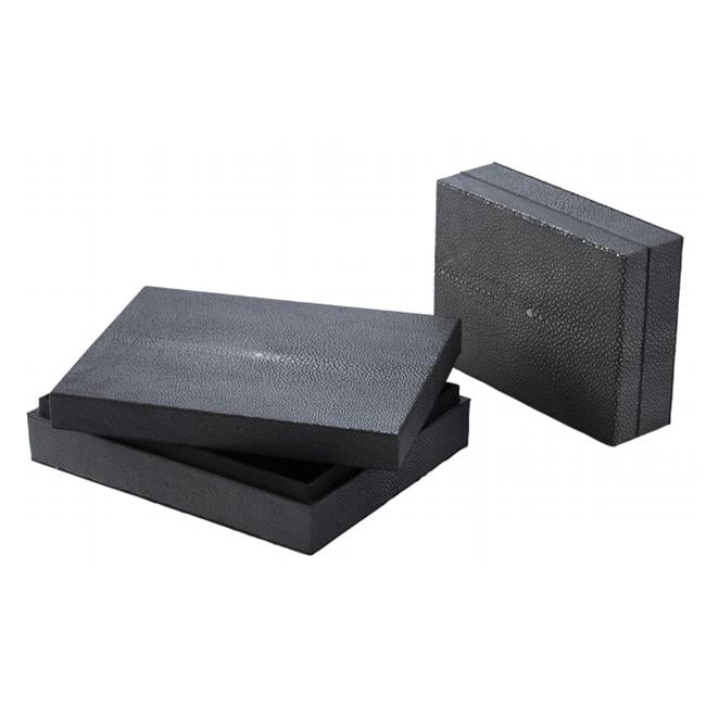 Lazy Suzan 530001 Shagrin Box- 10 Inch l x 8 Inch w x 2.5 Inch h ...