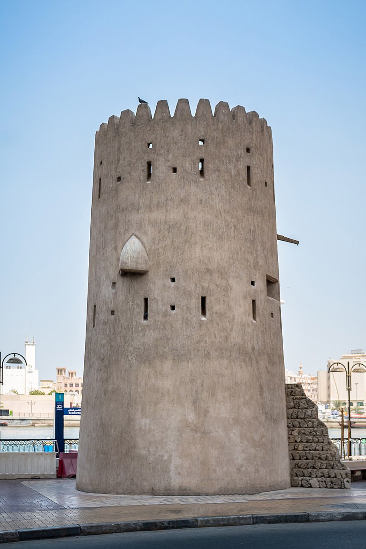 24x36 gallery poster, A watchtower in Bur Dubai c 19th century ...