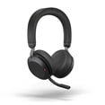 Jabra Evolve2 75 - USB-C UC with Charging Stand - Black Wireless ...