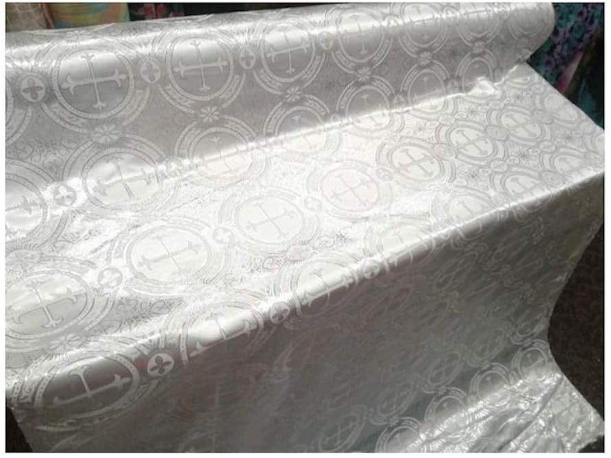 White brocade fabric - traderascse