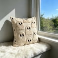 AZXY Halloween Throw Pillow Covers 18"x18", Neutral Plush Ghost ...
