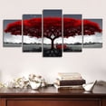 CCOCC Canvas Wall Art Sunset Lake Landscape 5 Panel Nature Wall Decor ...