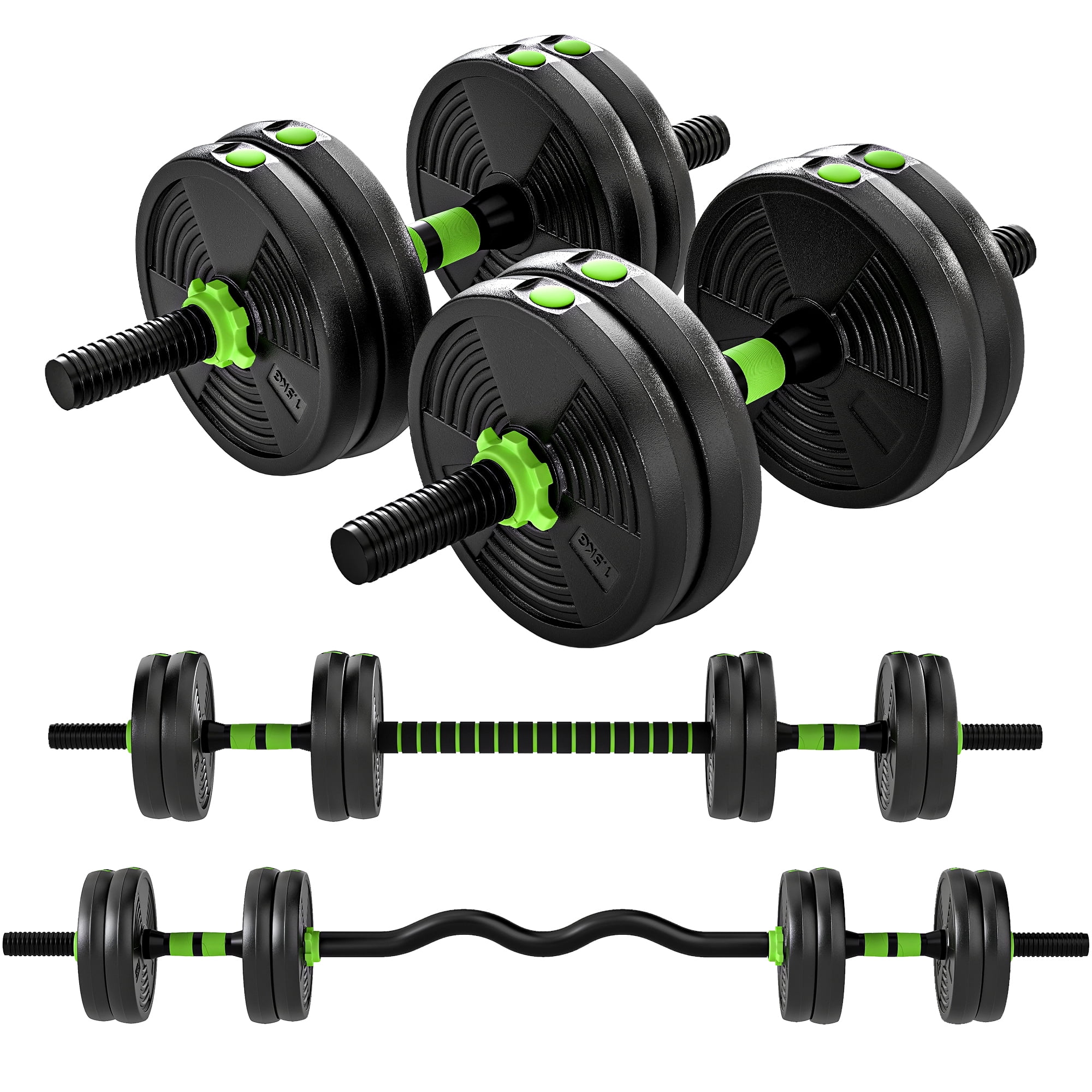 Click here for Soozier Adjustable Dumbbell Set  3 In 1 Weights Se... prices
