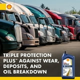 Shell Rotella T6 Full Synthetic 5W-40 Diesel Engine Oil, 1 Quart ...