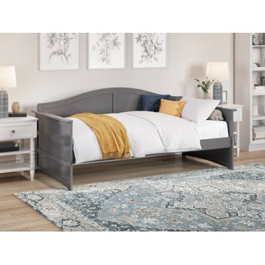 AFI Acadia Wood Twin Size Daybed Frame with Twin Trundle White ...