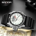 Sanda New Fashion Sport Men's Watch Casual Style Watches Men Military ...