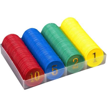 IGUOHAO Plastic Poker Chips for Kids Game Play Learning Math Counting ...