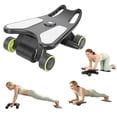AurumEdge Abdominal & Core Coaster Strength Workout Trainer, Ab Wheel ...