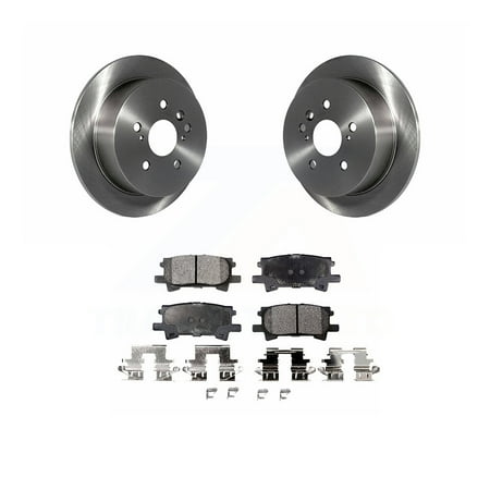 Rear Disc Brake Rotors And Semi-Metallic Pads Kit For Lexus Toyota ...