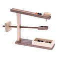 Amish-Made Wooden Marble Roller Machine Toy, Child-Safe Maple/Walnut ...