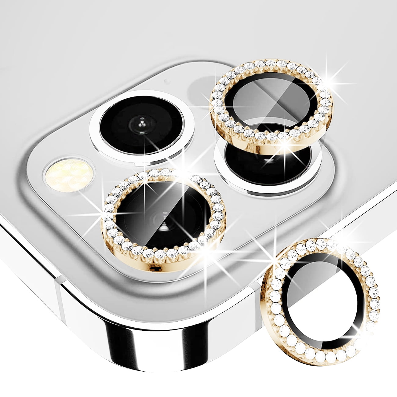 Reiko Wireless Diamond Camera Lens Protector Diamond Tempered Glass