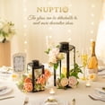 Nuptio Black Candle Lantern Decorative Indoor，Outdoor Lanterns for Fall ...