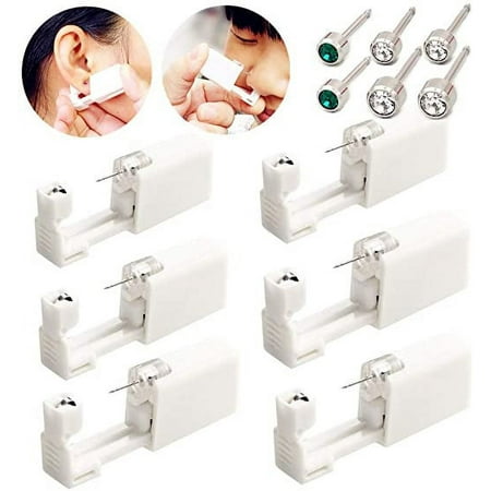 Lkzmdpt Ear and Nose Piercing Kit with Nose Stud and 6 Pads - Walmart.ca