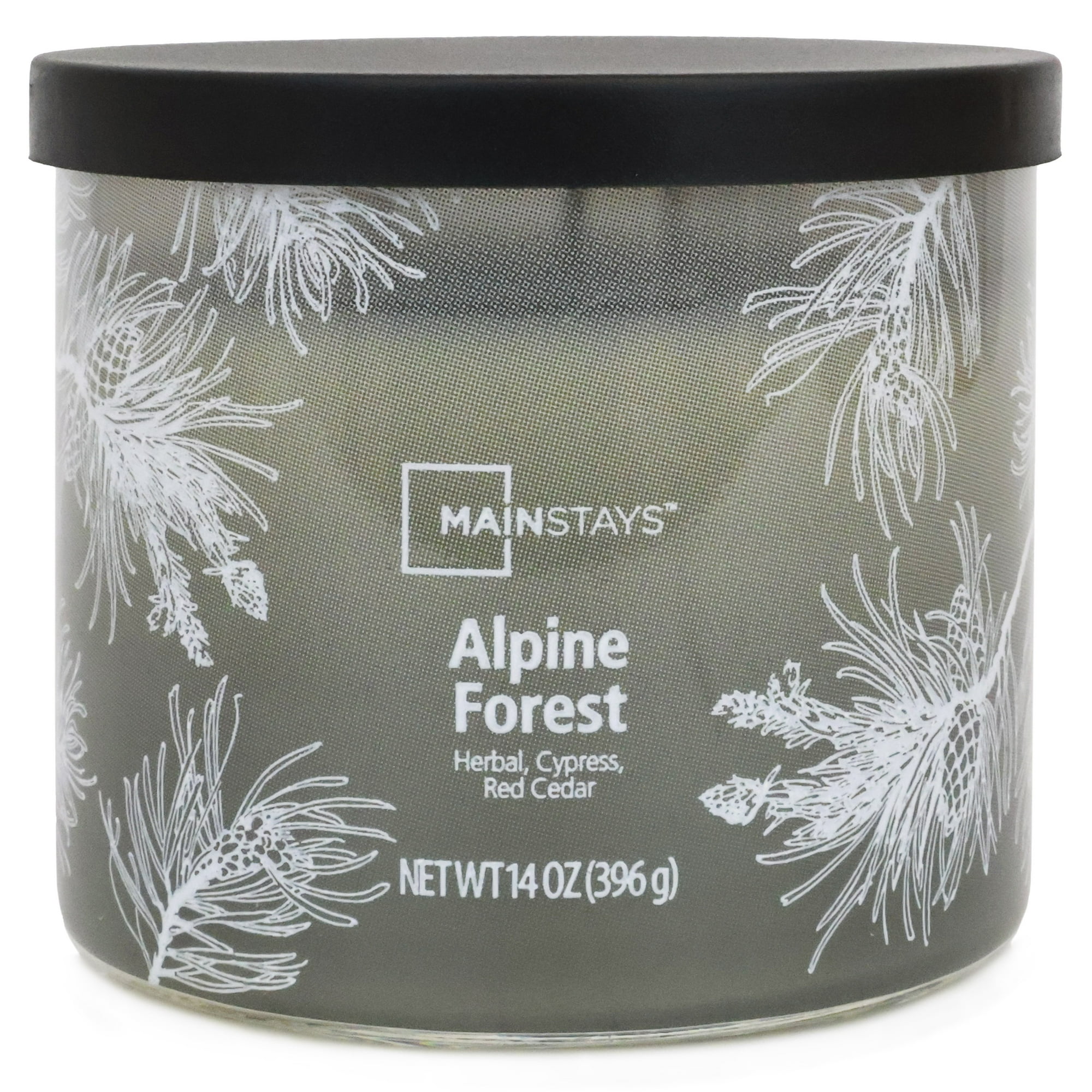 Click here for Mainstays 3-Wick Textured Wrapped Alpine Forest Sc... prices
