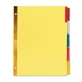 Universal UNV21875 11 in. x 8.5 in. 5-Tab Deluxe Extended Insertable ...