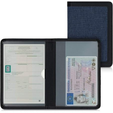 kwmobile Registration and Insurance Holder - Car Document Holder for ...