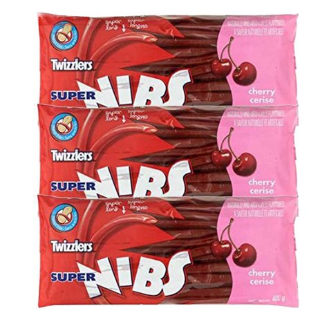 Licorice Halloween Candy, Cherry Super Nibs, Party Pack, 400 Gram by ...