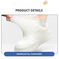 Rubber Waterproof Shoe Covers for Rain & Mud Protection, Reusable ...