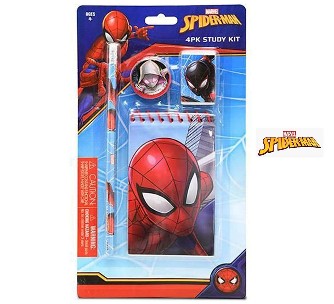 Marvel Spiderman 4pk Study Kit - Walmart.com - Walmart.com