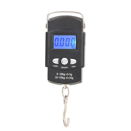 Electronic Hook Scale LCD Digital Hanging Fishing 50kg with 1meter ...