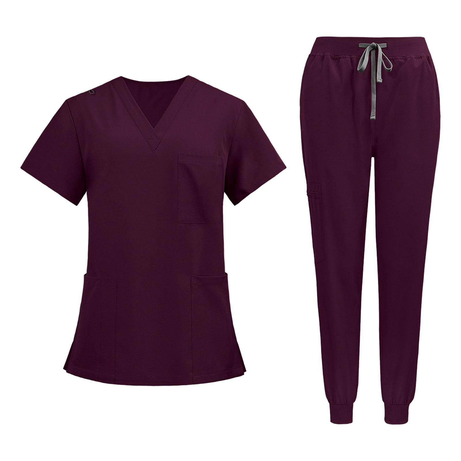 Click here for Bunblic Nursing Uniforms Scrub Set Nurse Top And P... prices