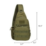 HYOOG Outdoor Backpack for Men, Shoulder Sling Bag with Bottle Mesh ...