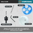 FJSHN-6.25 Hole Saw for Recessed Lights, 6-1/4 Hole Saw Dust Bowl for ...