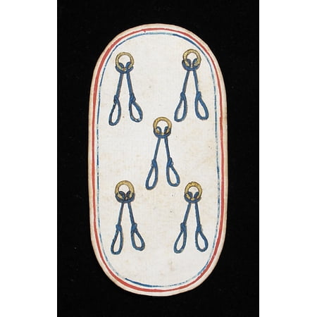 5 of Nooses, from The Cloisters Playing Cards Poster Print (18 x 24 ...