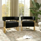 AODAILIHB Round Single Sofa Chair, Modern Velvet Living Room Accent ...