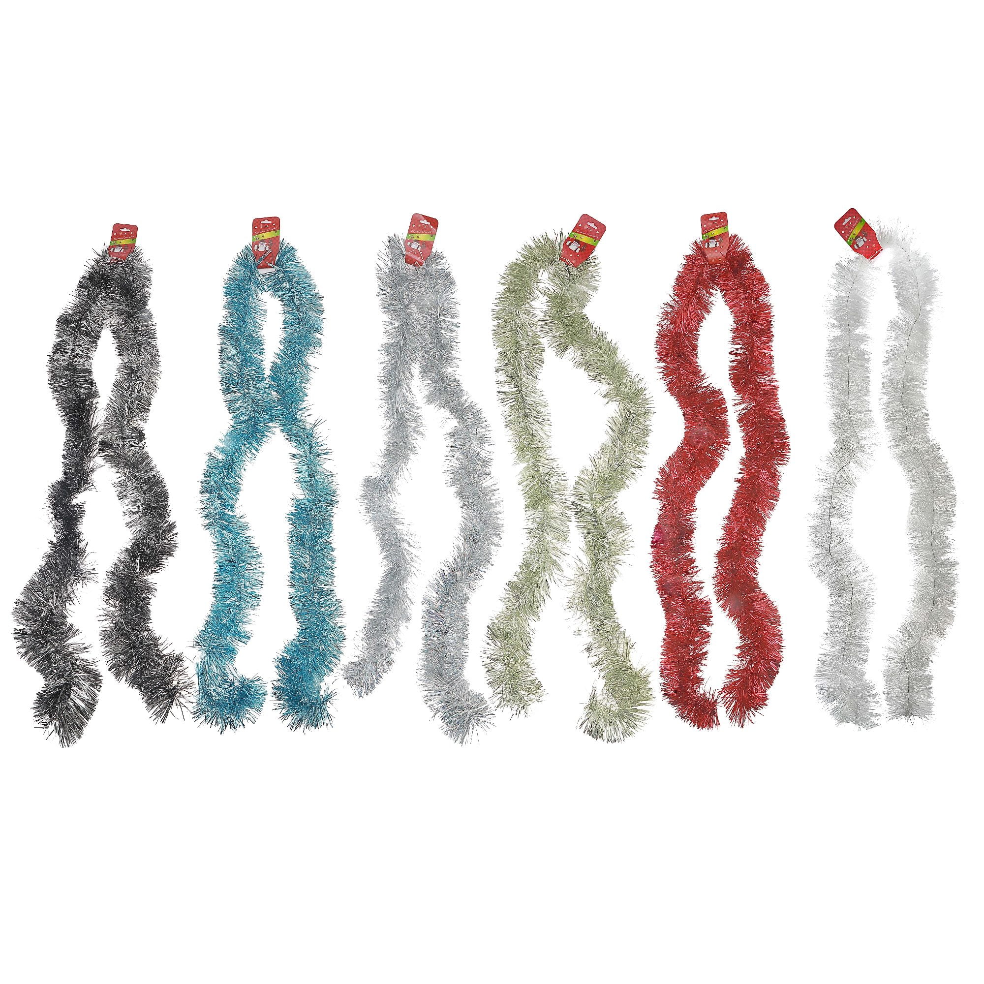 Click here for Ih Casadécor 2m Sparkly Tinsel Garland (5ply) (Ass... prices
