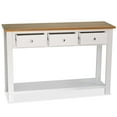 vidaXL Console Table Entryway Table Side Table for Hallway Solid Wood ...