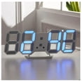3D LED Digital Wall Clock - Walmart.com