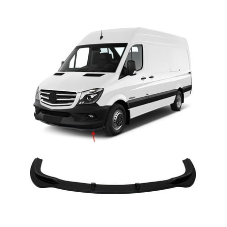 Front Bumper Lip Spoiler Splitter Cover Black For MB Sprinter W906 2014 ...