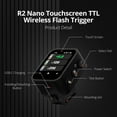 Free Shipping! Flashpoint R2 Nano Touchscreen TTL Wireless Flash ...