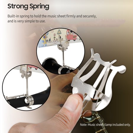 Clarinet Lyre, Portable Music Stand for Marching Music Trumpet Lyre ...