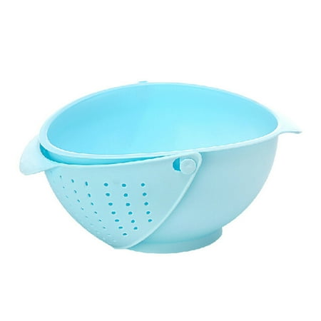 Yeacher Kitchen three-in-one vegetable and fruit basket clamshell drain ...